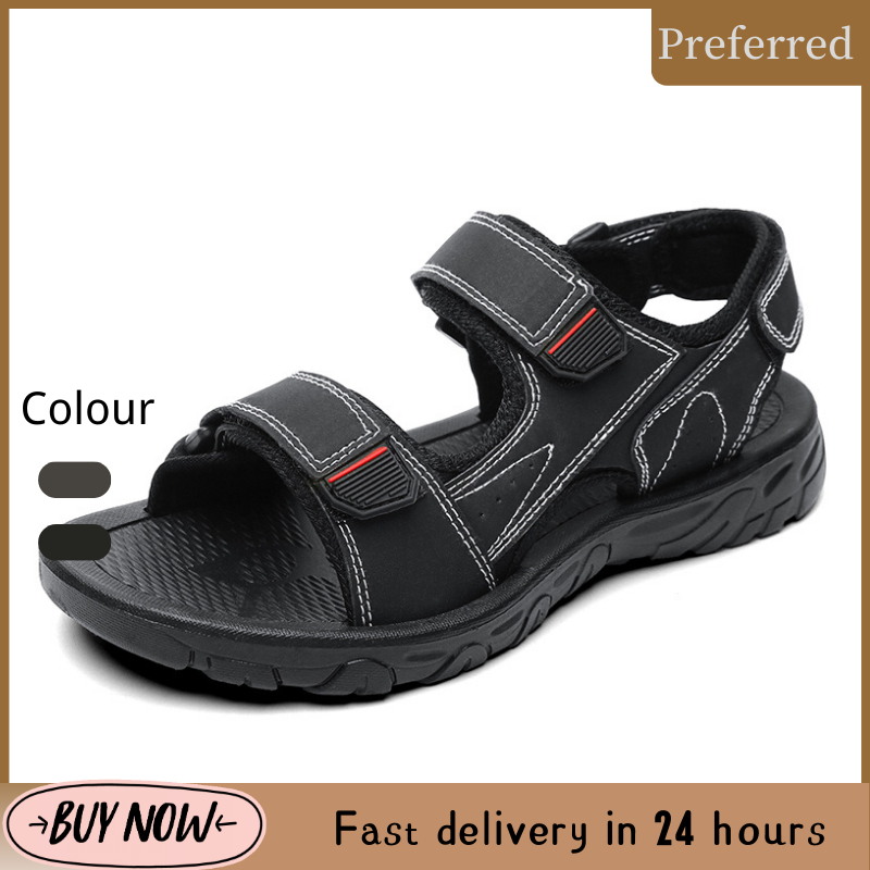 Malaysian spot goods ️Raya Men Sandal BIG SIZE(39-47) Outdoor Selipar ...
