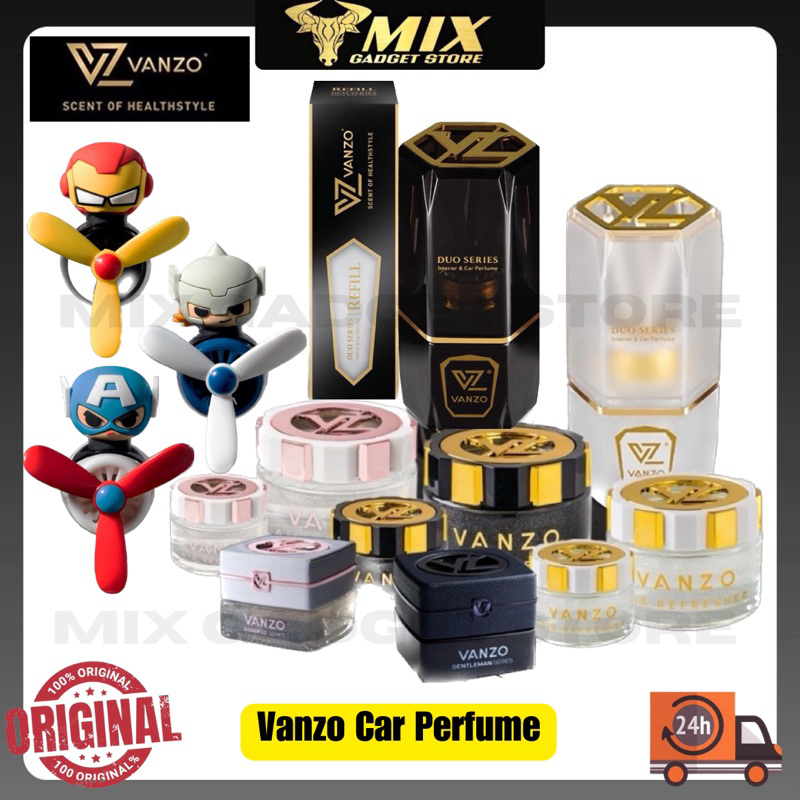 Vanzo Car Perfume Full Range Vanzo Car Air Freshener Penyaman Udara ...