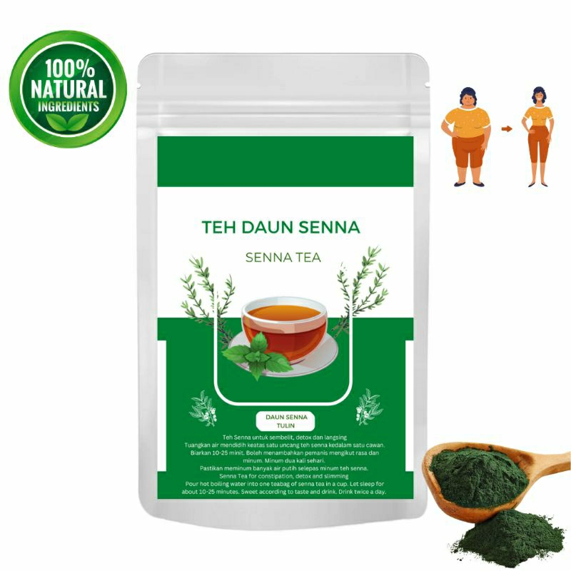 Teh Daun Senna Tulen Dengan Daun Stevia / Senna Tea with Stevia ...