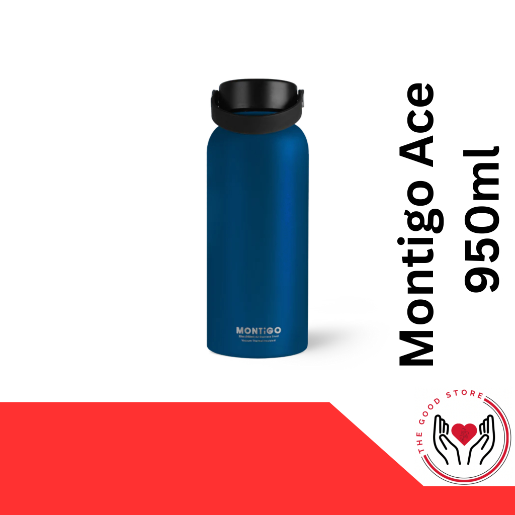 Montigo ACE Durable Stainless Steel Bottle (32oz/950ml) with ...