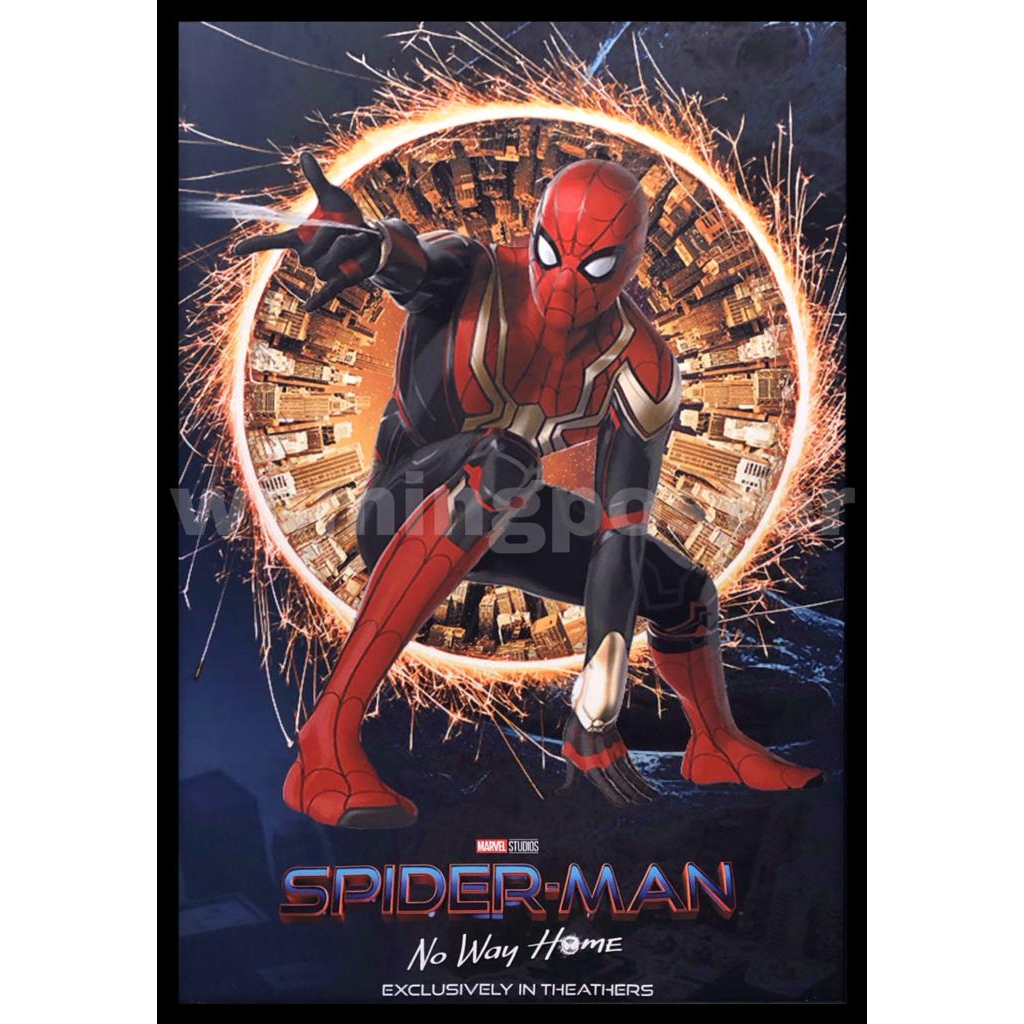 Spider-Man : No Way Home Movie Poster banner framed | Shopee Malaysia