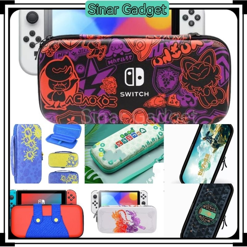 Nintendo Switch Oled Case Splatoon 3 Zelda Pokemon scarlet and Violet ...