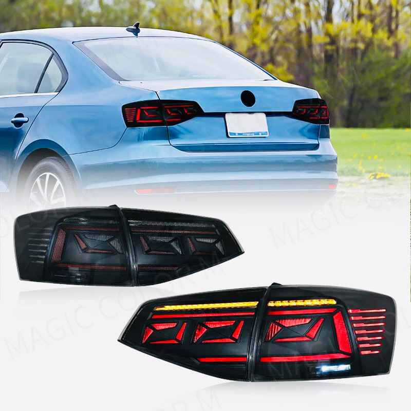 Volkswagen Jetta facelift 2015 2016 2017 2018 rear led tail lamp light ...
