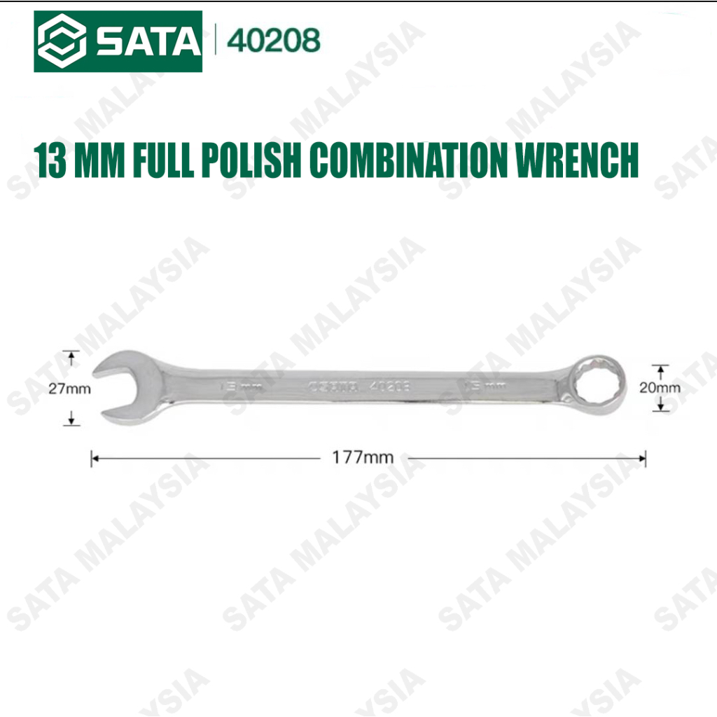 SATA Combination Wrench/Combination Spanner/Spanar Size 6MM to 32MM ...