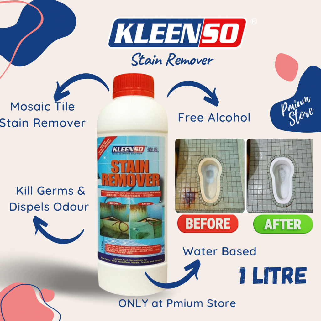 KLEENSO Concentrated Stain Remover Mosaic and Toilet Tiles Stain ...