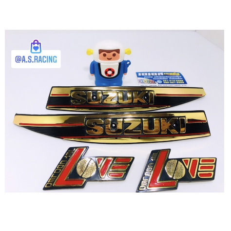 SUZUKI RC80 RC100 RC RC110 TANK EMBLEM ASSY LOGO TANGKI LAMBANG RC-80 ...