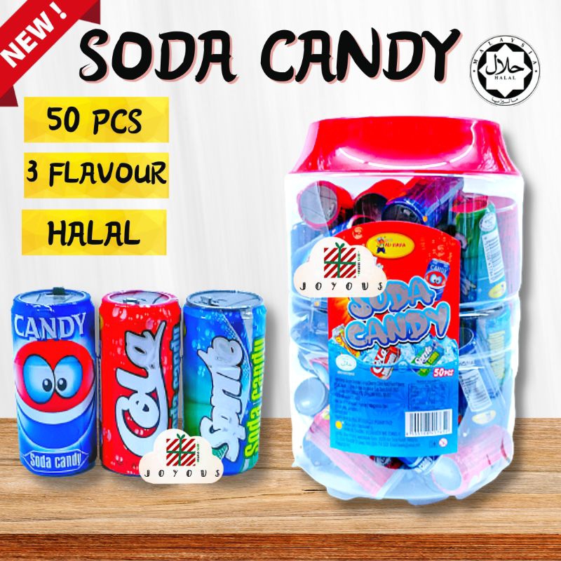 50pcs Alibaba Soda Candy (Pepsi / Cola / Sprite) | Shopee Malaysia