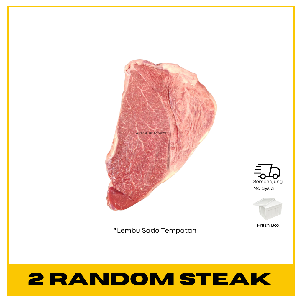 DAGING STIK ADA MARBLING 3 KEPING BERSAMA DENGAN DAGING PERAP DRY-AGED ...