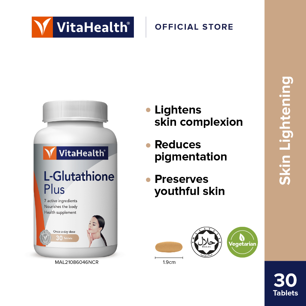 VitaHealth L-Glutathione Plus [Exp 4/2027] | Shopee Malaysia