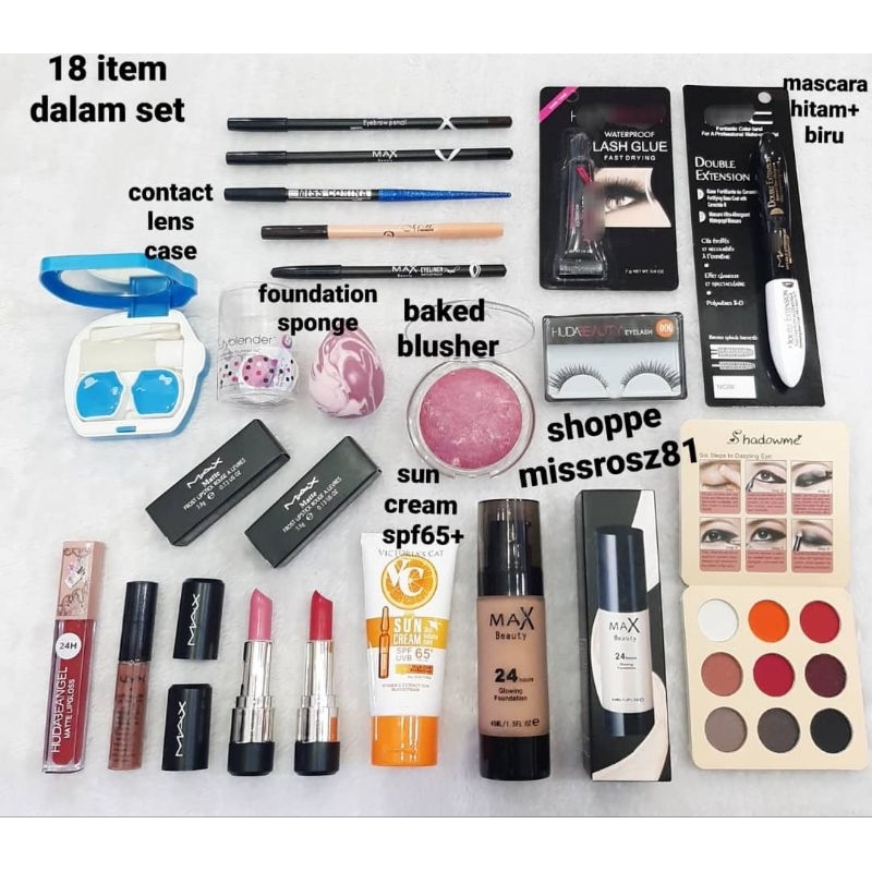 SET MAKEUP LENGKAP ,MURAH DAN CANTIK(jika barang kehabisan,akan diganti ...