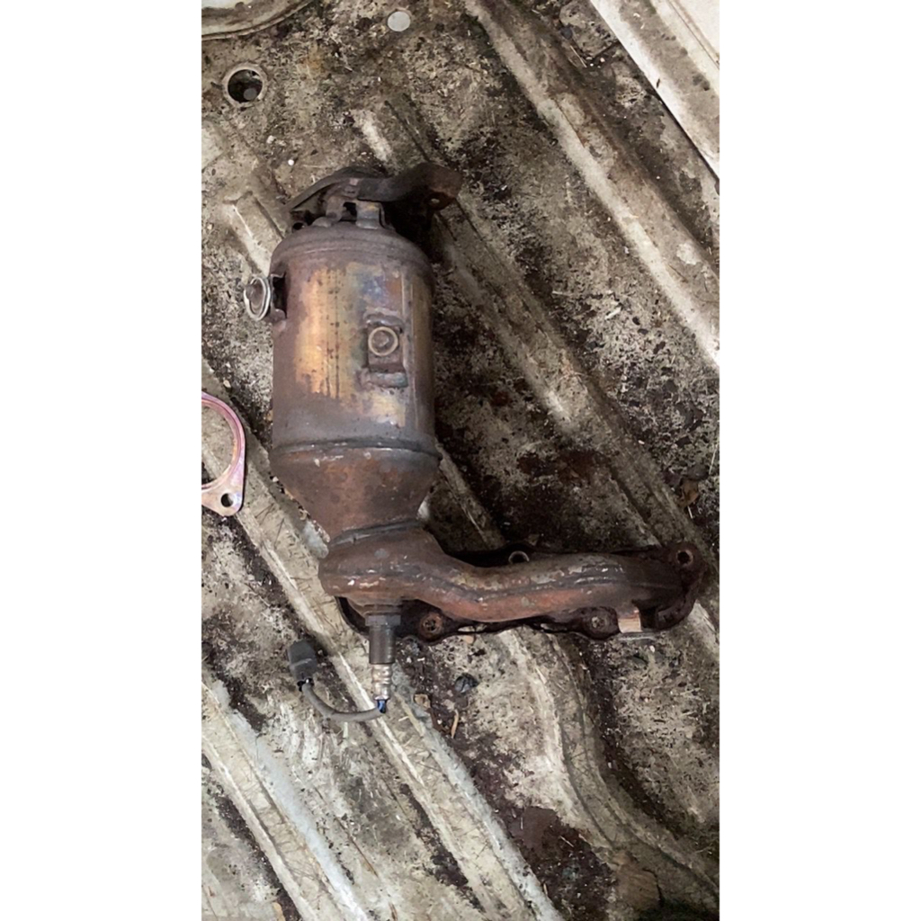 TOYOTA 3SZ ENGINE CATALYTIC CONVERTER WITH CODE ORIGINAL HALFCUT JAPAN ...