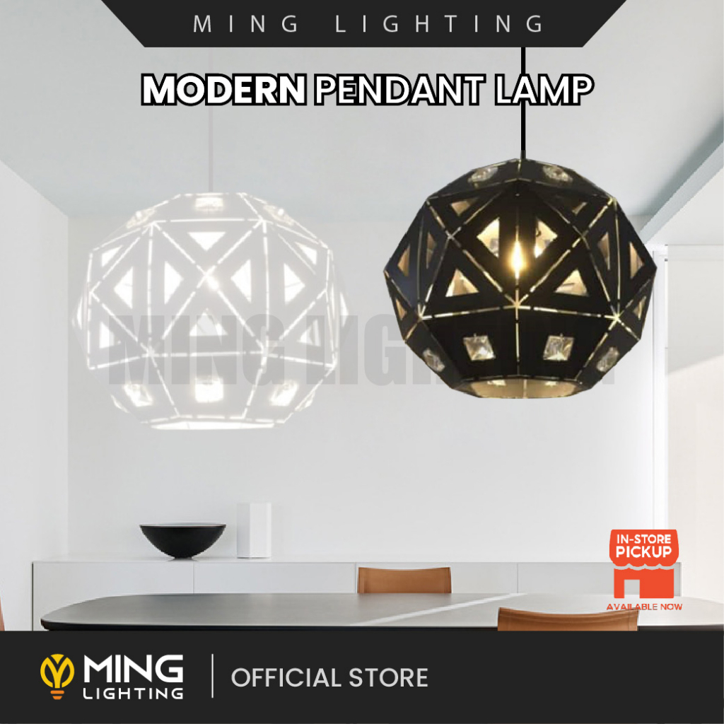 Modern Pendant Lamp 10306 Pendant Light LED Lighting Crystal Light Bulb ...
