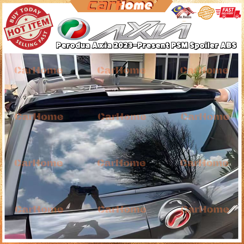 Perodua Axia 2023 Spoiler Ducktail Spoiler PSM Duck Tail Rear Spoiler ...