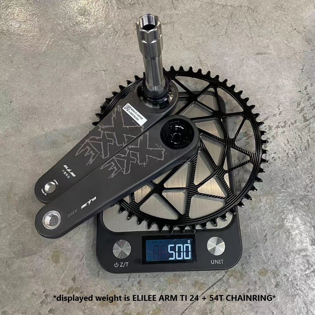 Elilee XXE Carbon Crankset 24mm 28mm spindle Ultralight Crankset for ...