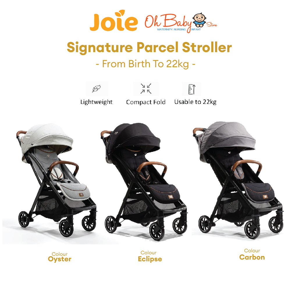 Joie Signature Parcel Stroller Lightweight Compact One Handed Fold From ...