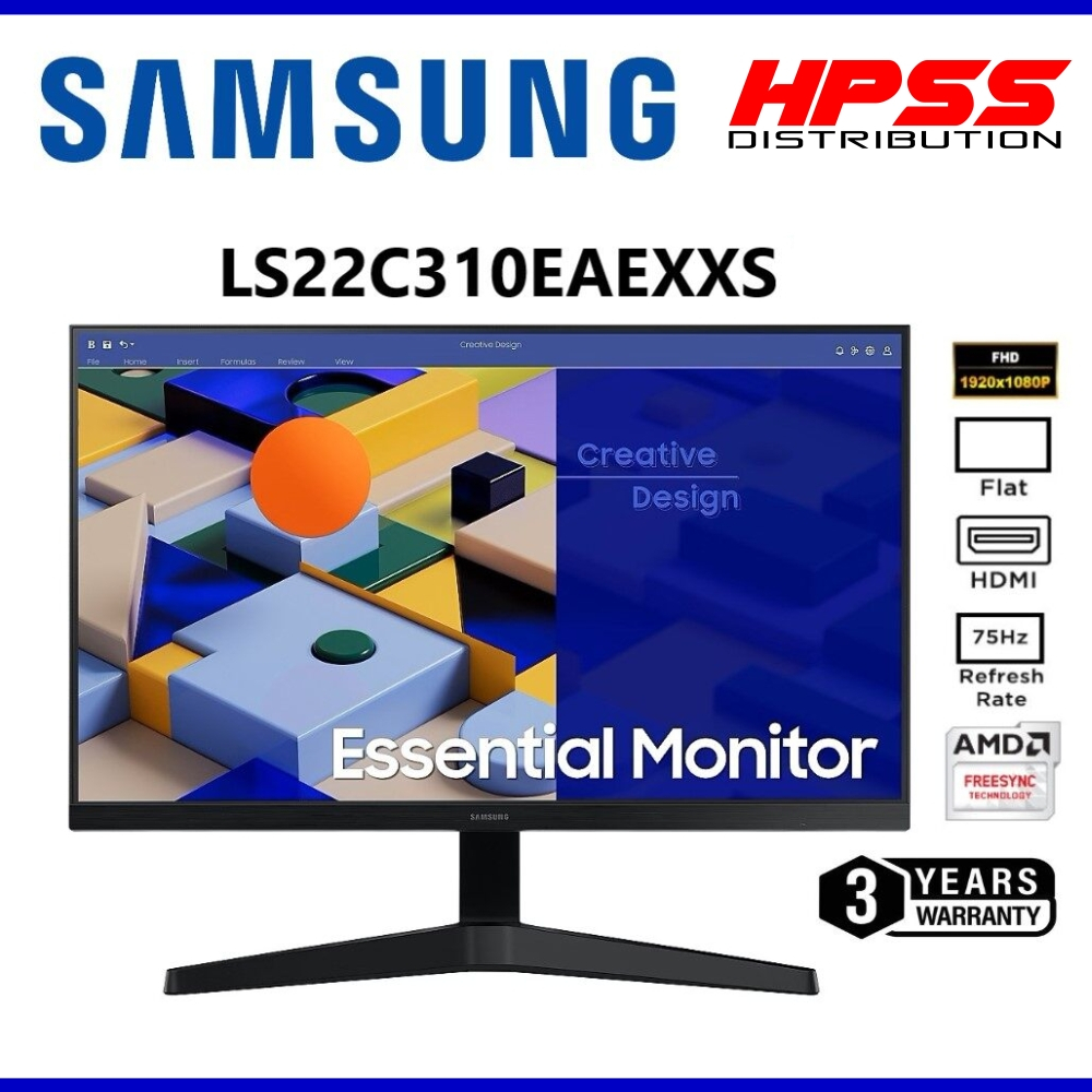 SAMSUNG LCD MONITOR LS22C310EAEXXS S22F350FHE 22"/24" Full HD TN 60Hz ...