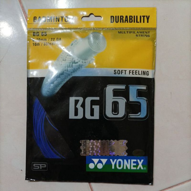 STRING RACKET BADMINTON TALI BG65 MURAH | Shopee Malaysia