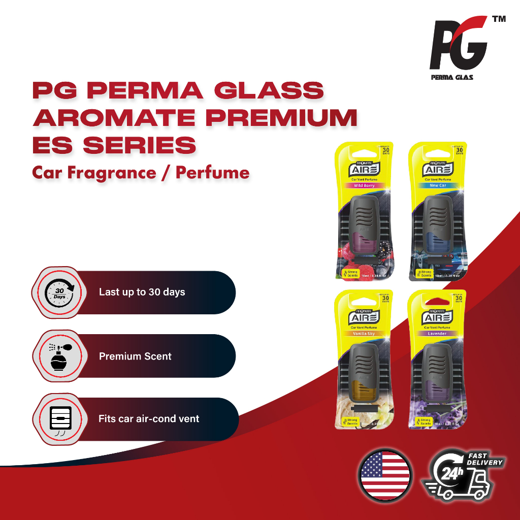 PG Perma Glass Aromate Premium ES Series Car Fragrance Car Perfume ...