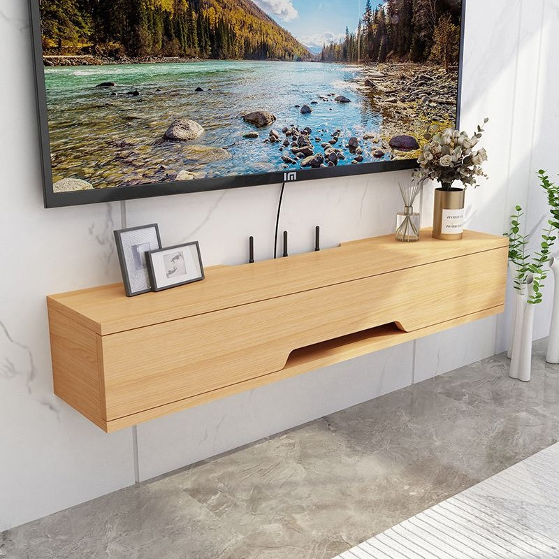 Modern Style Solid wood Wall Mounted TV Cabinet/Kabinet TV Gantung/Hall ...