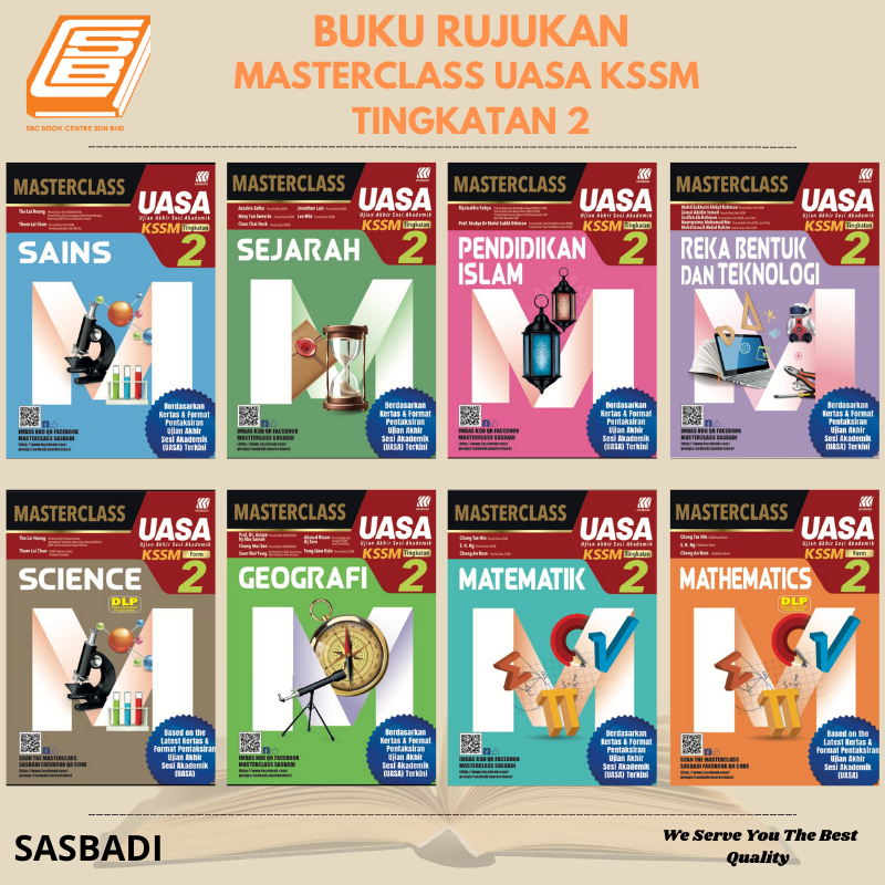 [SBCB] Buku Rujukan : Masterclass UASA KSSM Tingkatan 2 | Shopee Malaysia