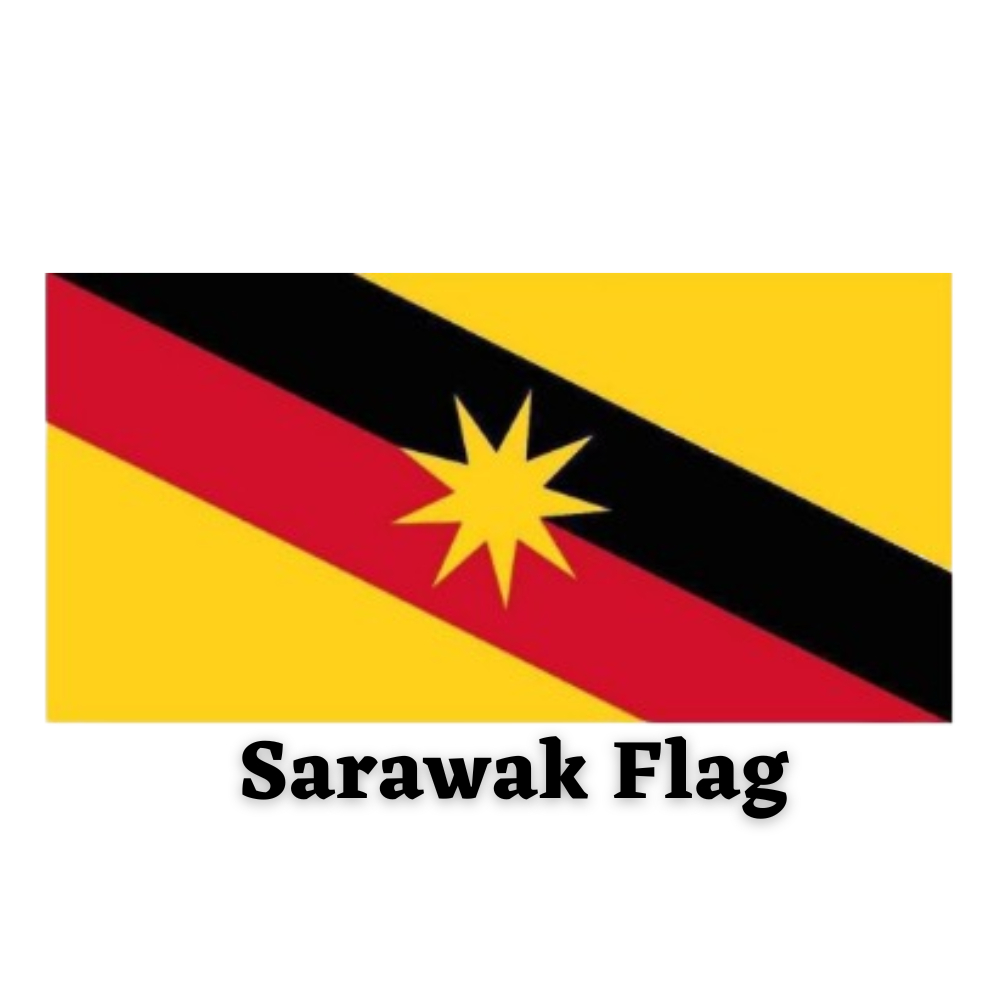 2040SF 2'x4' SARAWAK NYLON FLAG / BENDERA SARAWAK / 砂拉越国旗 | Shopee Malaysia