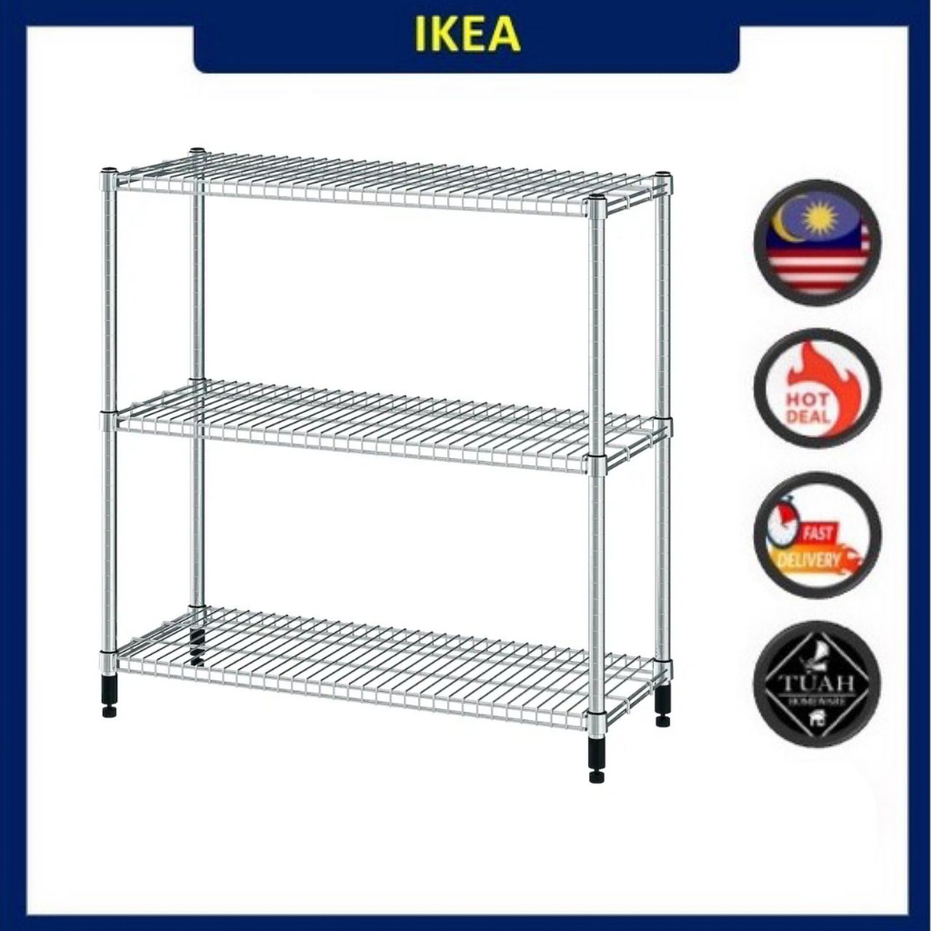 IKEA OMAR Shelving Unit (92x36x94 cm) | Shopee Malaysia