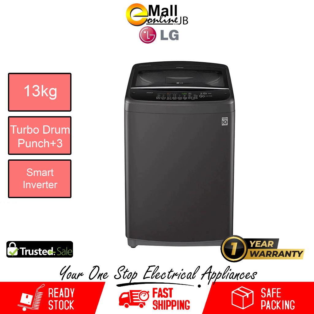 LG T2313VSABE 13kg Top Load Washer with Smart Inverter | Mesin Basuh ...