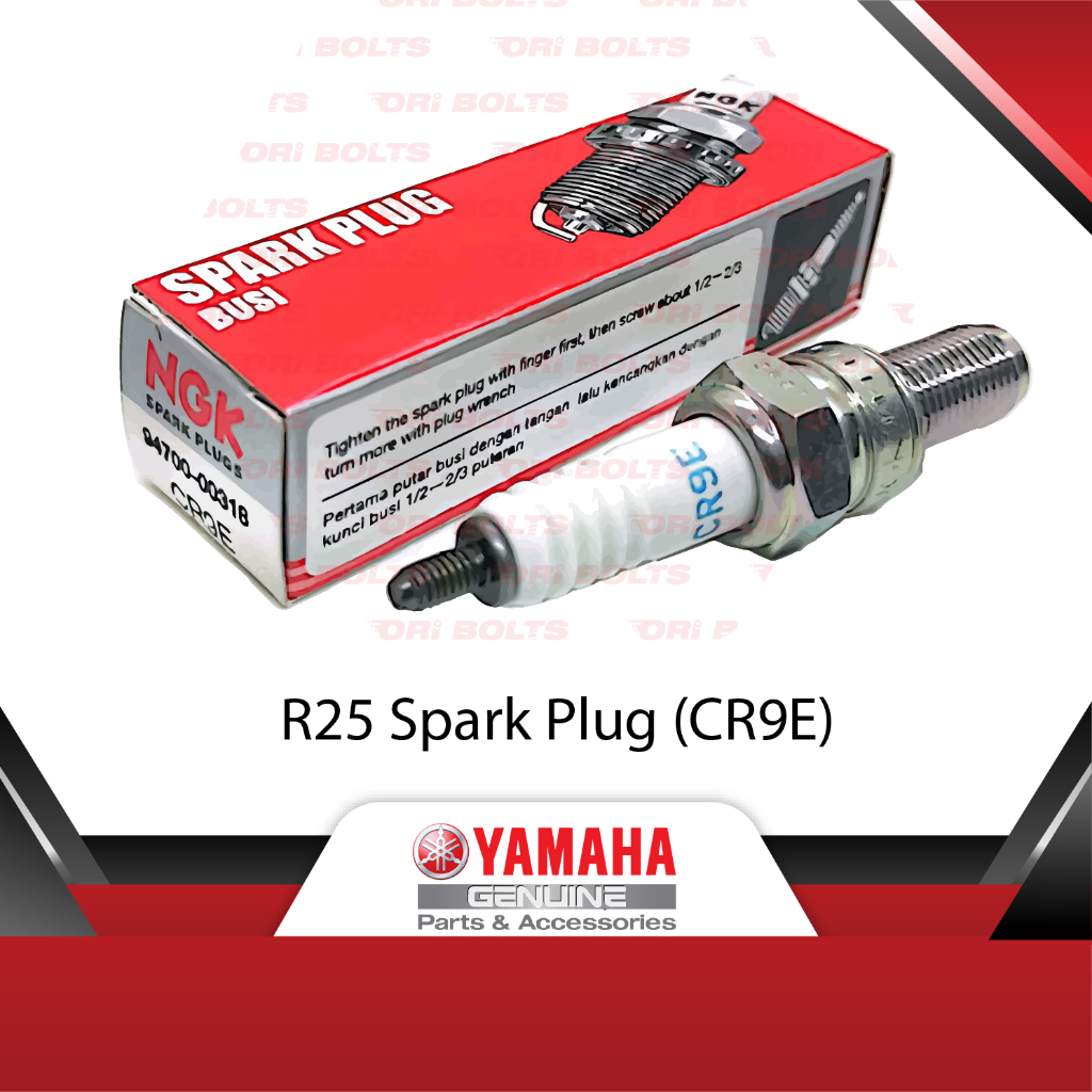 Yamaha Original R25 NGK Spark Plug CR9E - 94700-00318 | Shopee Malaysia