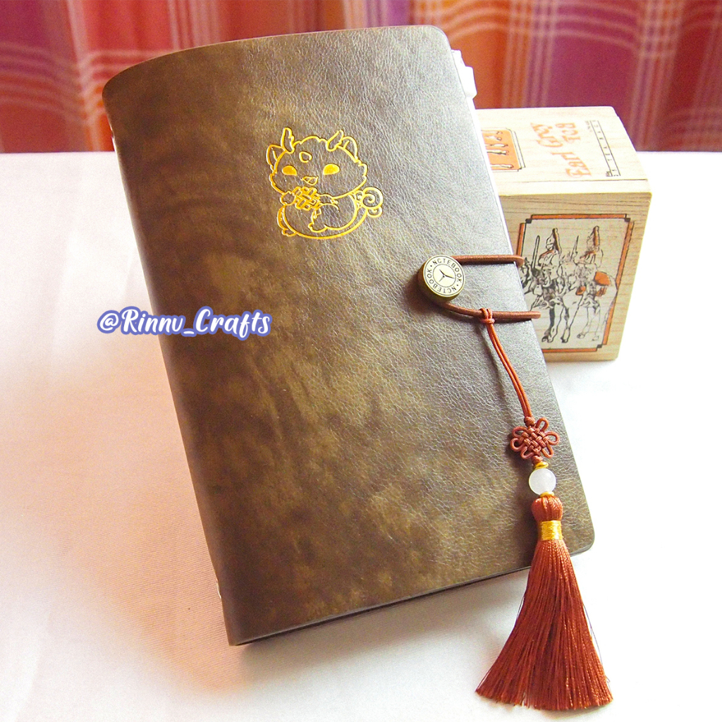 Genshin Impact Zhongli & Xiao Inspired PU Leather Binder Notebook. Free ...
