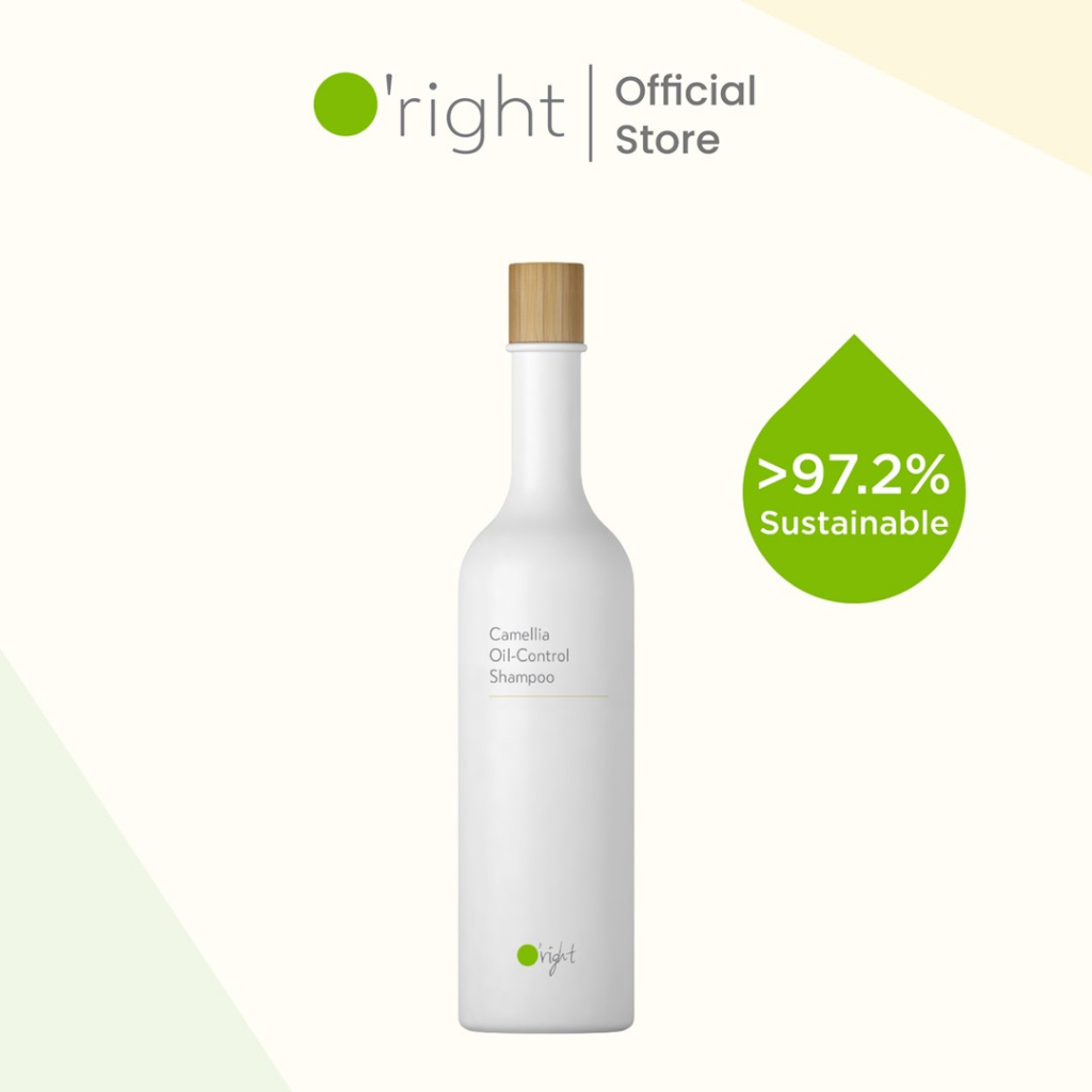 O'right Camellia Oil-Control Shampoo (400ml) Refreshing, Anti-Grease ...