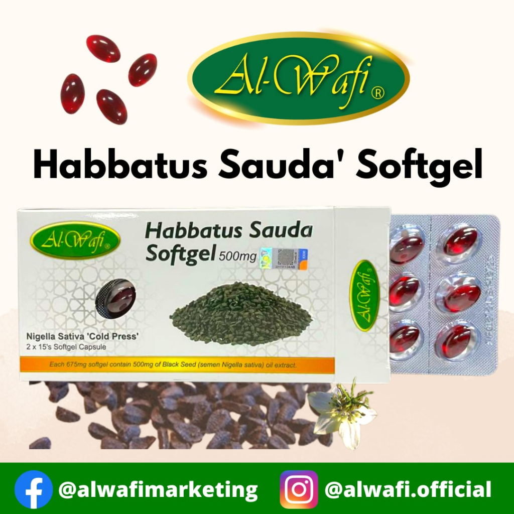 SOFTGEL HABBATUS SAUDA' AL WAFI l LIMITED STOCK !! | Shopee Malaysia