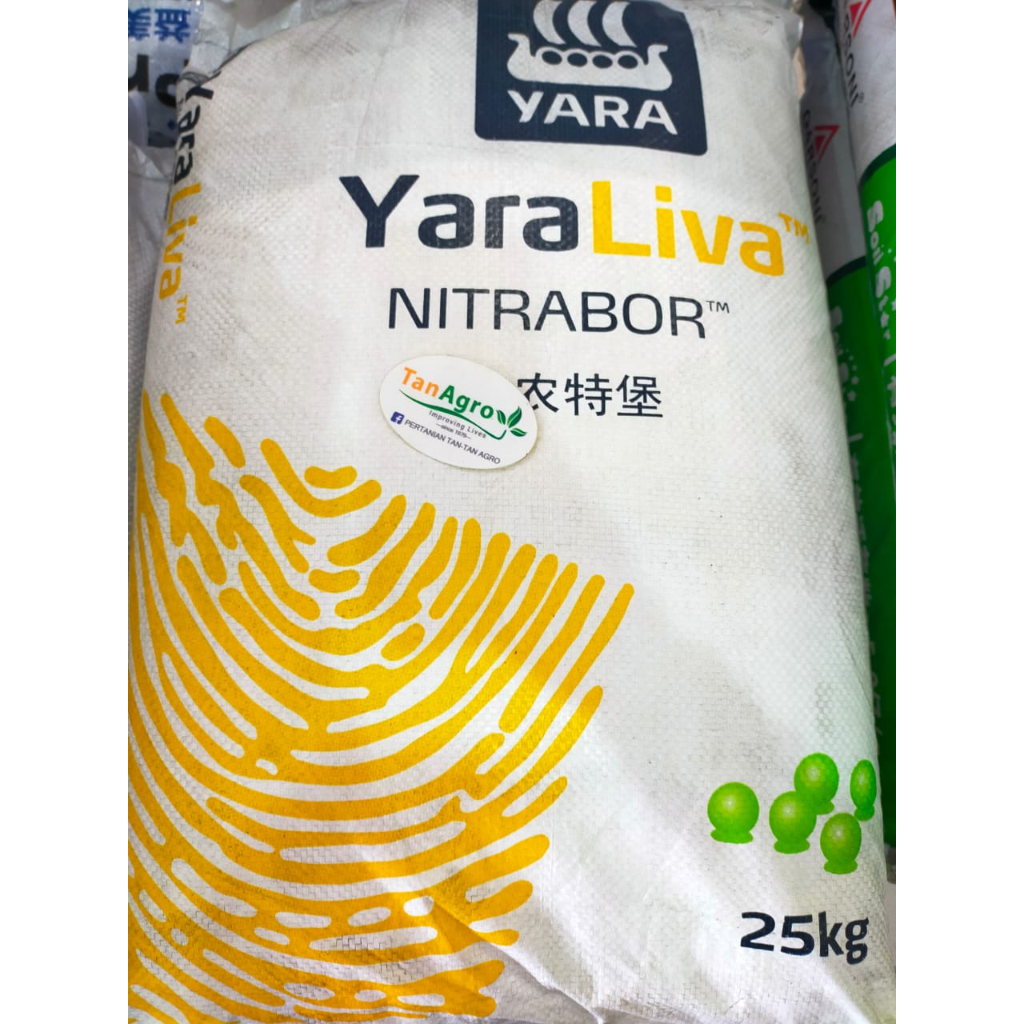 👉🏻ORIGINAL👈🏻 Yara Liva Nitrabor 25kg | Shopee Malaysia