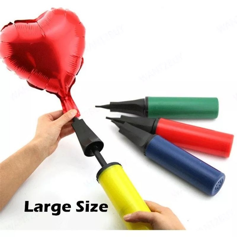 Portable Mini Plastic Manual Balloon Pump Hand Push Air | Shopee Malaysia