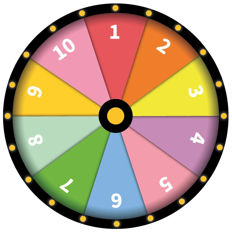 Fortune Wheel/ Lucky Draw Stand/ Gift Spin & Win/ Roda Impian with ...