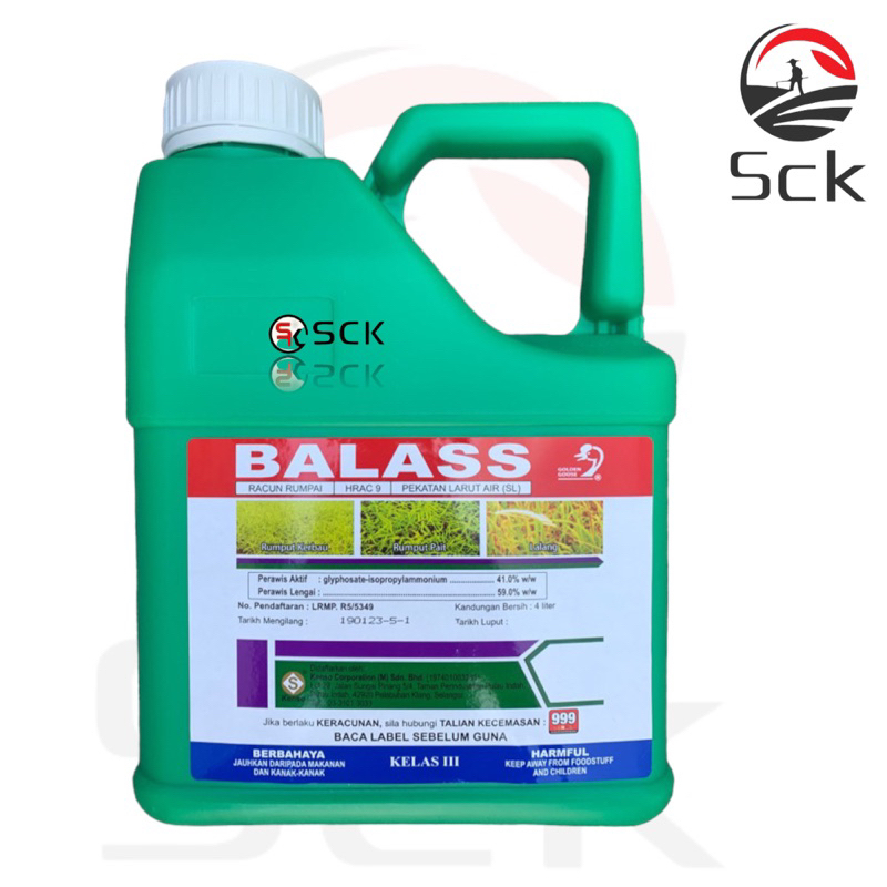 Balass 4L| Kenso | Herbicide | Racun Rumput | Shopee Malaysia