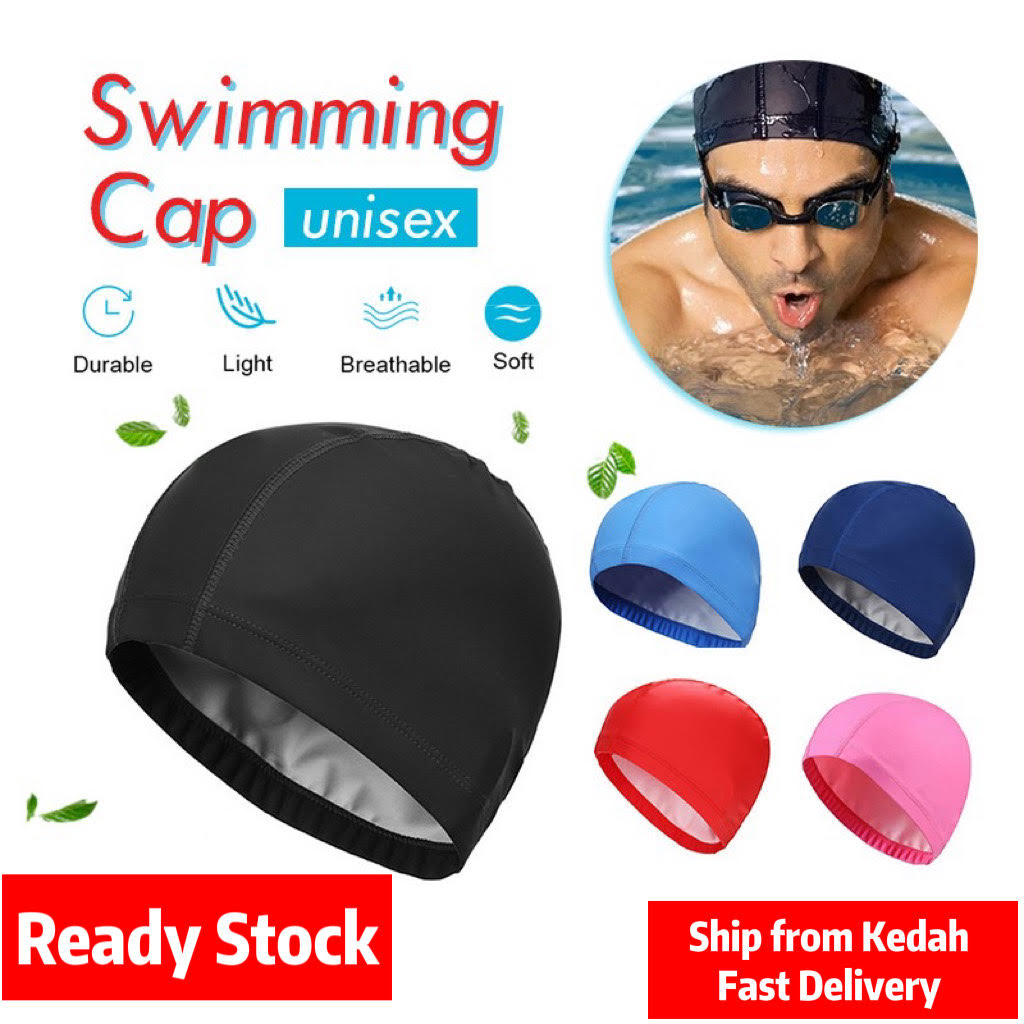 Kids Swimming Caps Waterproof /Swim Pool hat Ear Protect Large Badmuts ...