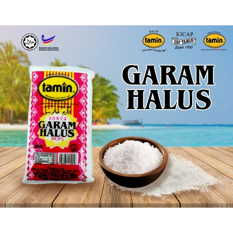 TAMIN Garam Halus Beriodin (450g) | Shopee Malaysia