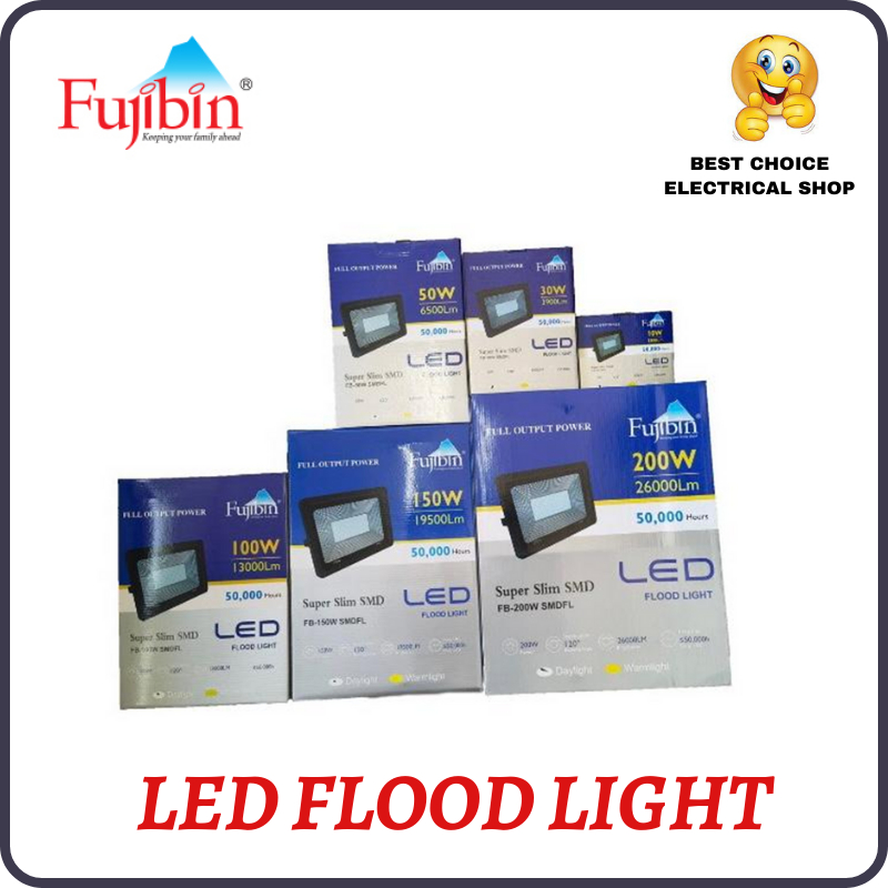 Fujibin FB-SMDFL 10W/30W/50W/100W LED SMD Flood Light (Daylight ...