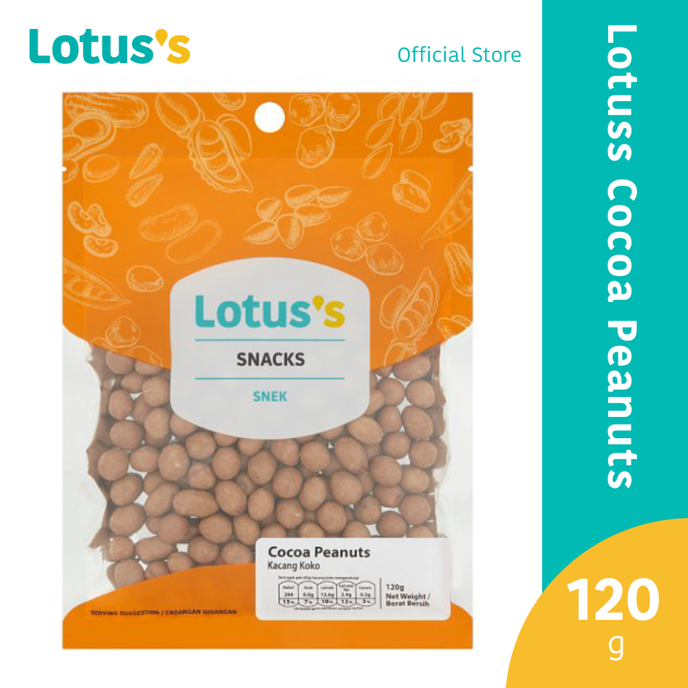Lotuss Cocoa Peanuts (120g) | Shopee Malaysia
