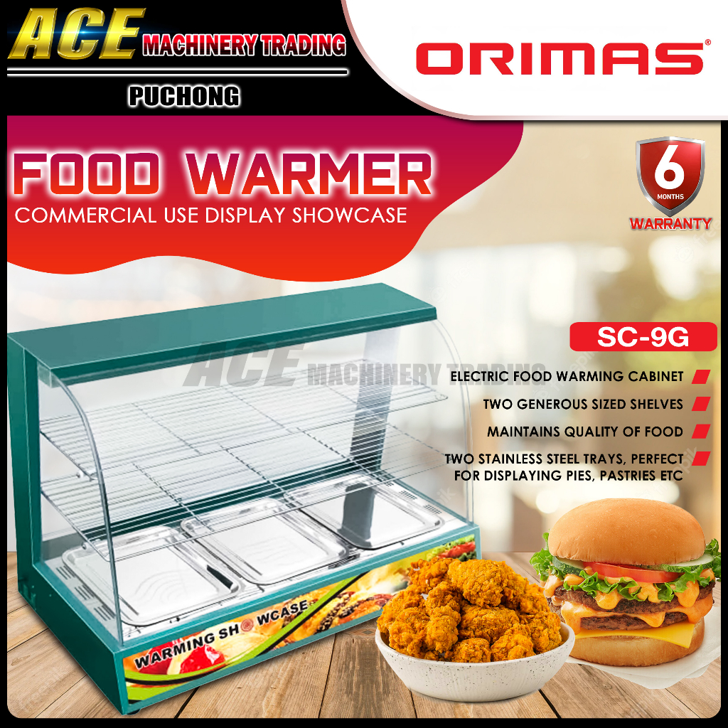 [ ORIMAS ] Food Display Warmer Food Warmer Commercial Display Showcase ...