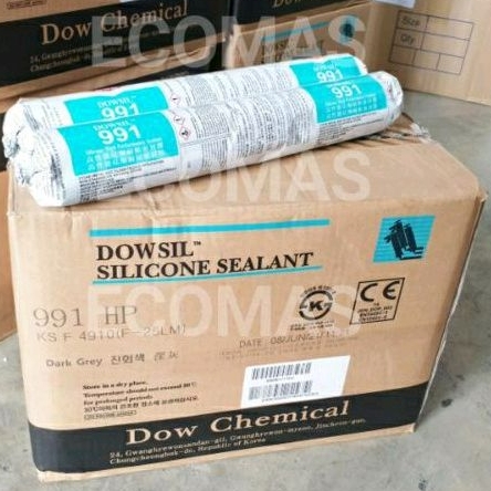 DOWSIL 991 DARK GREY (600ml) High Performance Weatherproofing SIlicone ...