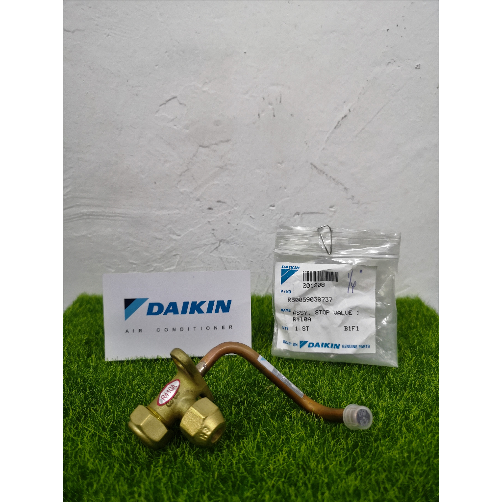 DAIKIN Air Cond ASSY Flare / Stop Valve 1/4" ( R410A ) | Shopee Malaysia
