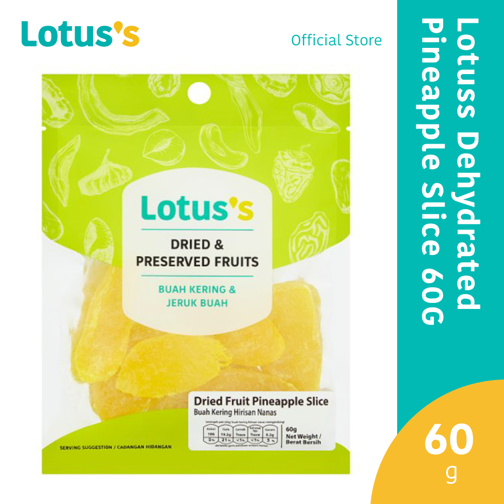 Lotuss Dehydrated P/Apple Slice (60g) | Shopee Malaysia
