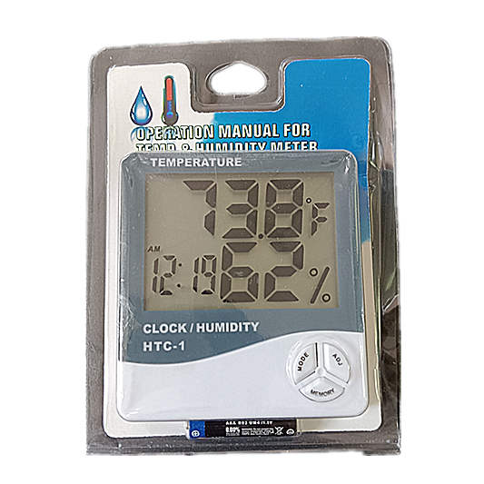 operation manual for temp & humidity meter 温潮湿度表 | Shopee Malaysia