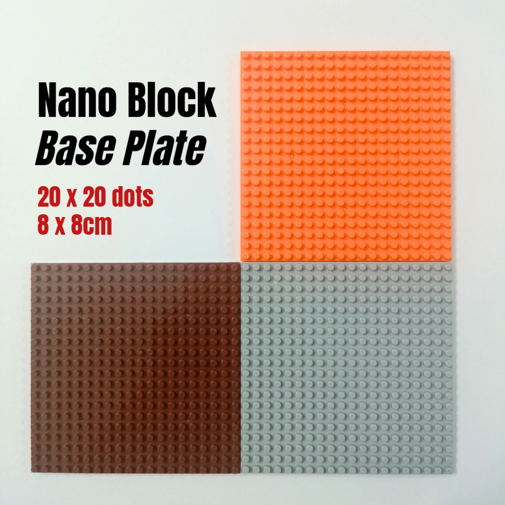 💥💥LOCAL STOCK!!!💥💥20x20 Dots Building Blocks Base Plate Toy Nano Block ...