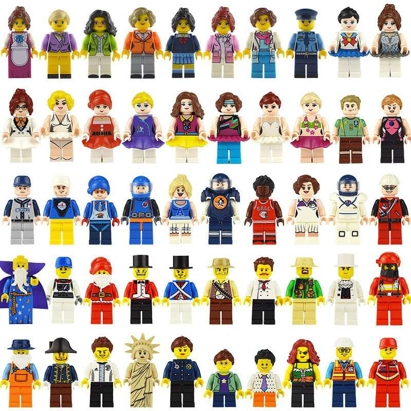 Random Minifigures Mini Figures Super Heroes Military Soldier City ...