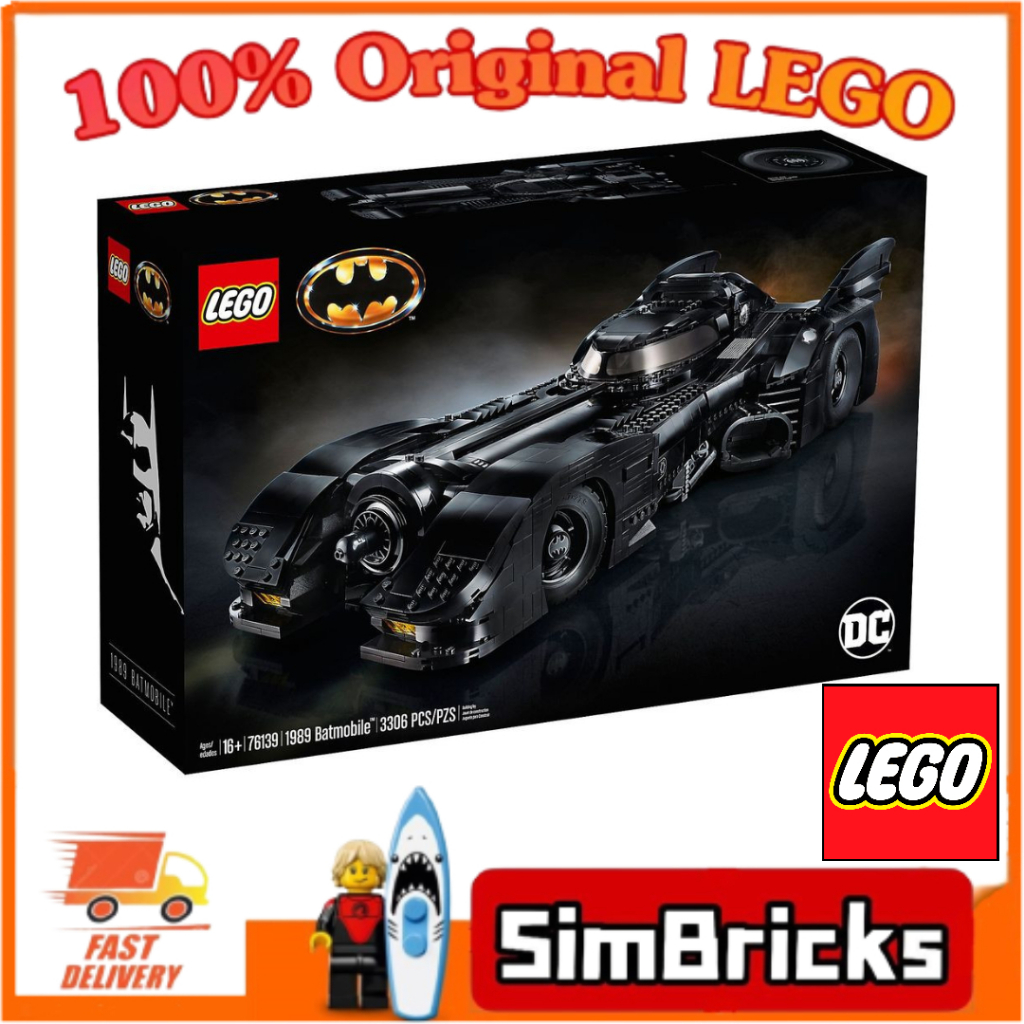 (SimBricks) LEGO 76139 -1989 Batmobile | Shopee Malaysia
