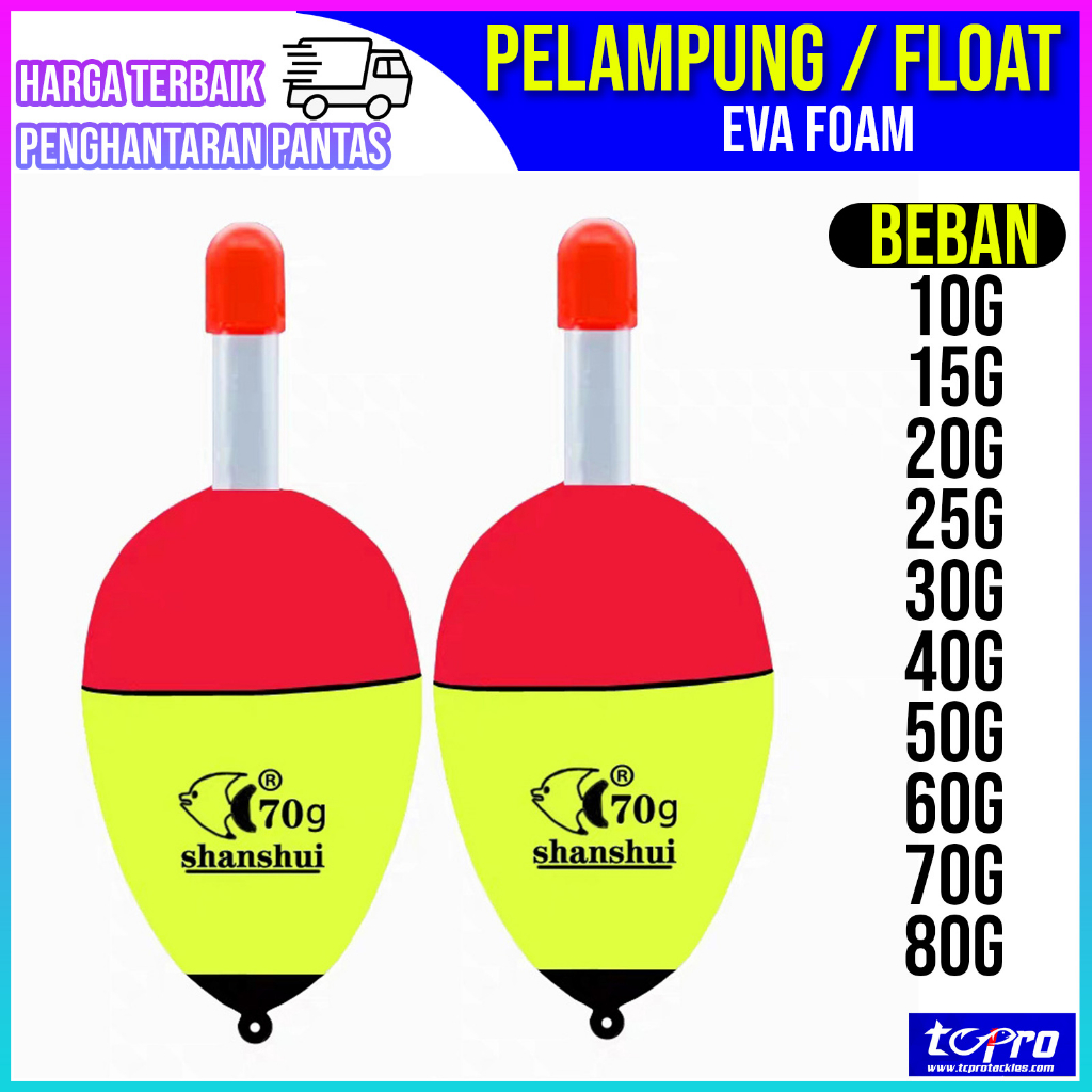 Pelampung Mancing Float EVA Foam Night Stick Fishing Gabus Boya Tackles ...