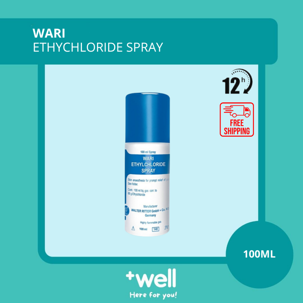 WARI ETHYLCHLORIDE SPRAY 100ML (EXP 12/2025) | Shopee Malaysia
