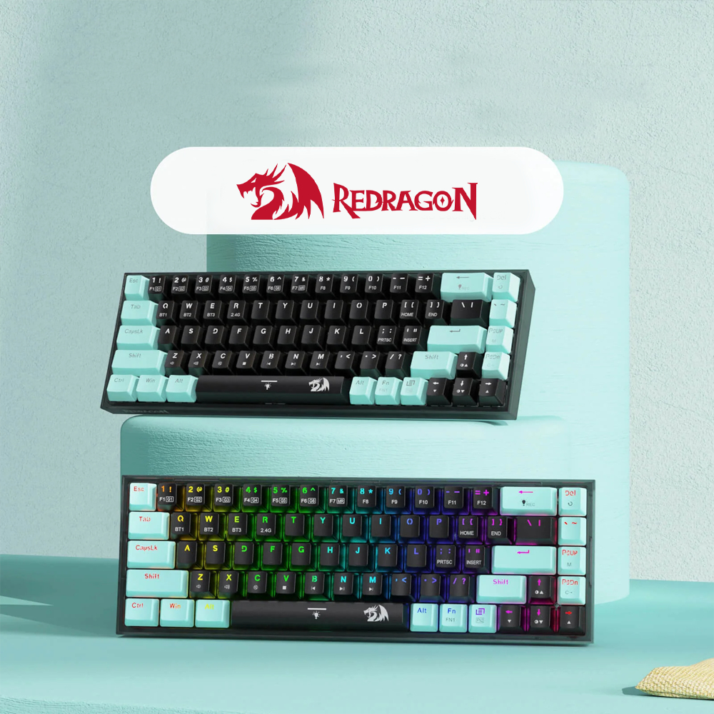 Redragon K631 Castor Pro Wireless Bluetooth RGB Creamy Compact ...